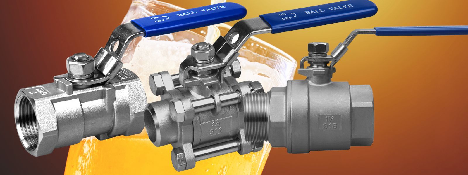 Gas Ball Lock Post with 1/4" Bulkhead Assembly – NY Brew Supply